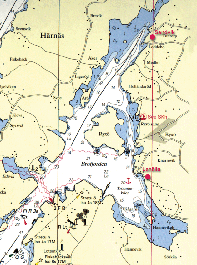 Sandvik, Brofjorden (SO-SV) « BFC - Brofjorden Funboard Club